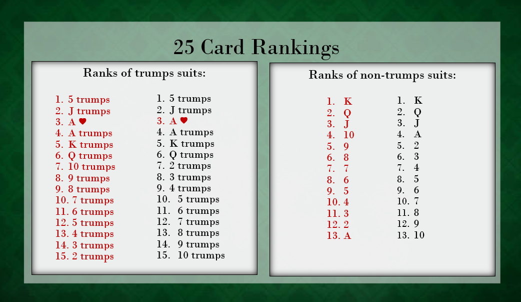 How to Play the Irish Card Game “25” – Katie Using Words